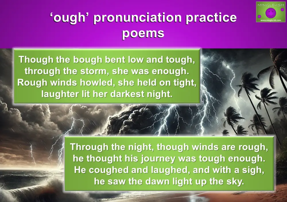 The Ultimate Guide to Pronouncing 'Ough' Words - Mingle-ish