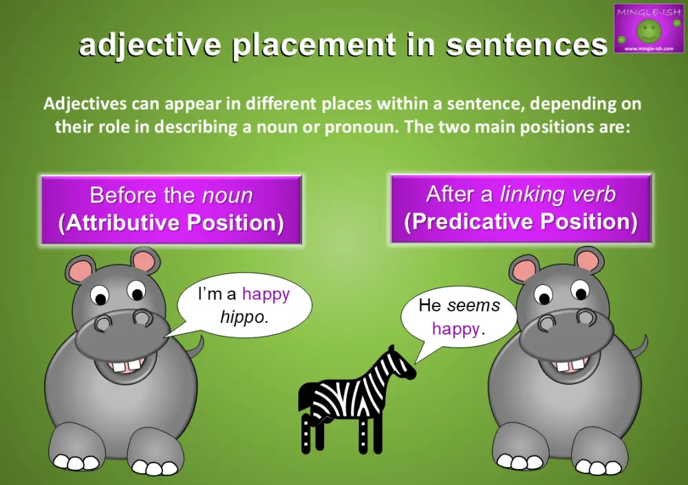 Adjectives: The Complete Guide - What is an adjective? - Mingle-ish