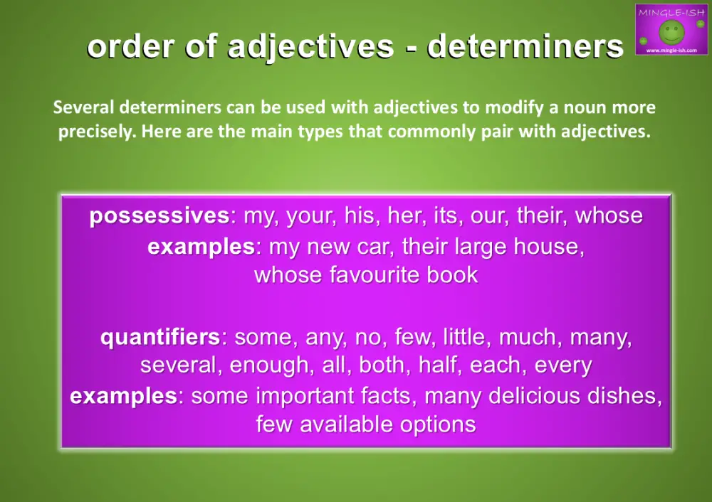 Adjectives: The Complete Guide - What is an adjective? - Mingle-ish