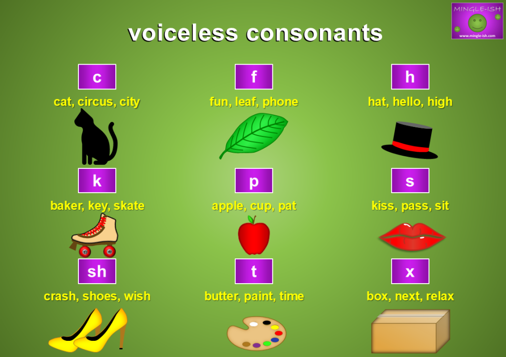 Voiced and Voiceless Sounds - Mingle-ish